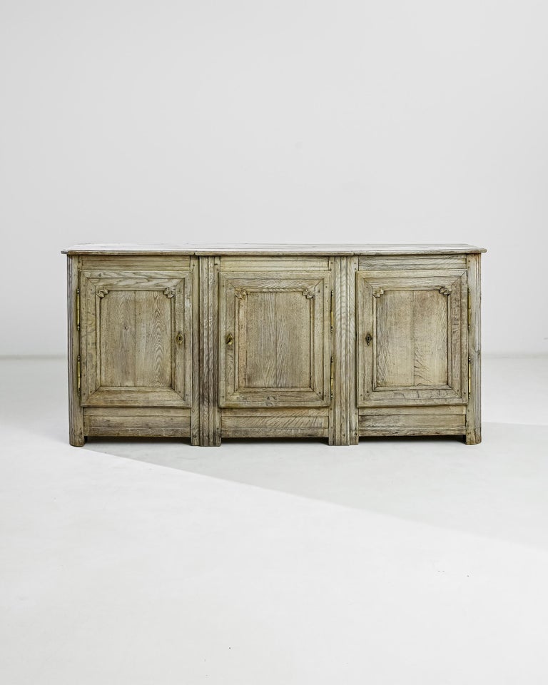 19th Century French Bleached Oak Buffet at 1stDibs