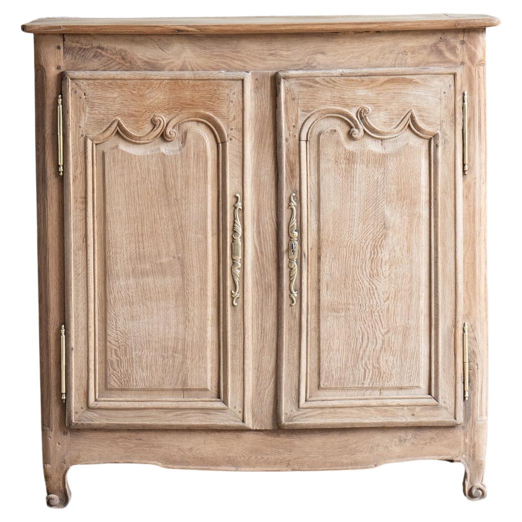 19th Century French Bleached Oak Buffet at 1stDibs