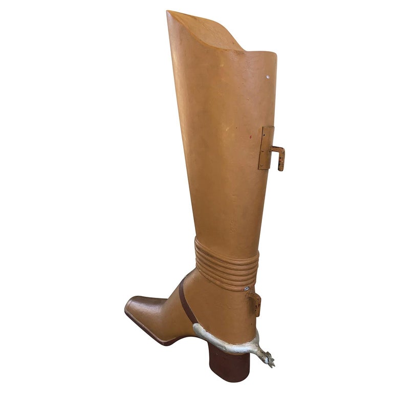 19th Century French Brown Boot Maker Store Sign, Antique Parisian Wall ...