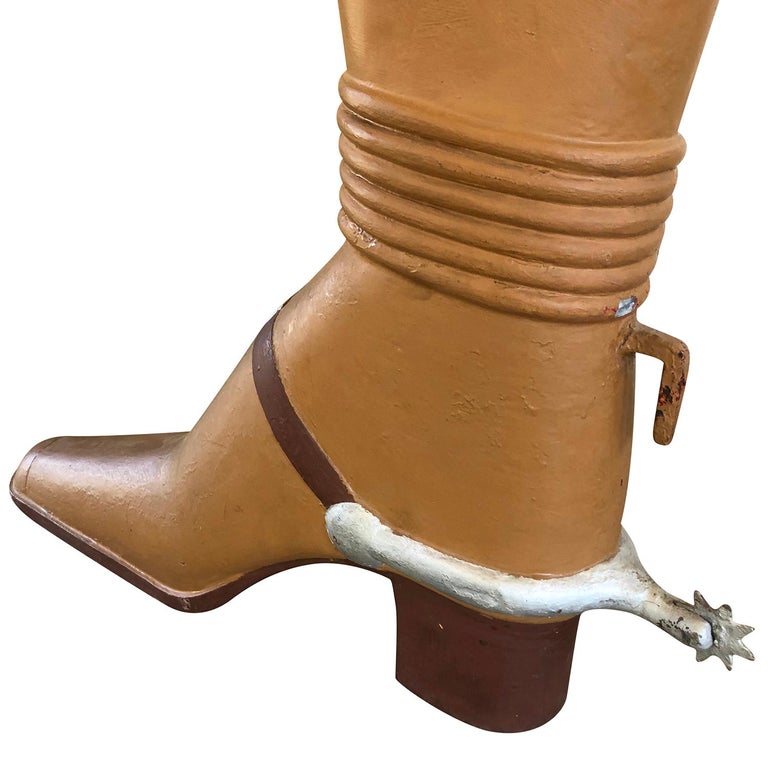 19th Century French Brown Boot Maker Store Sign, Antique Parisian Wall ...