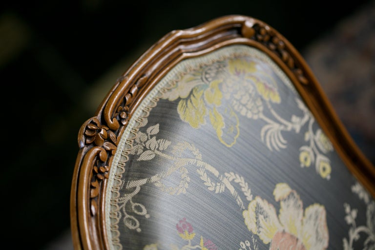 19th Century French Boudoir Chair in Louis XV Style at 1stDibs