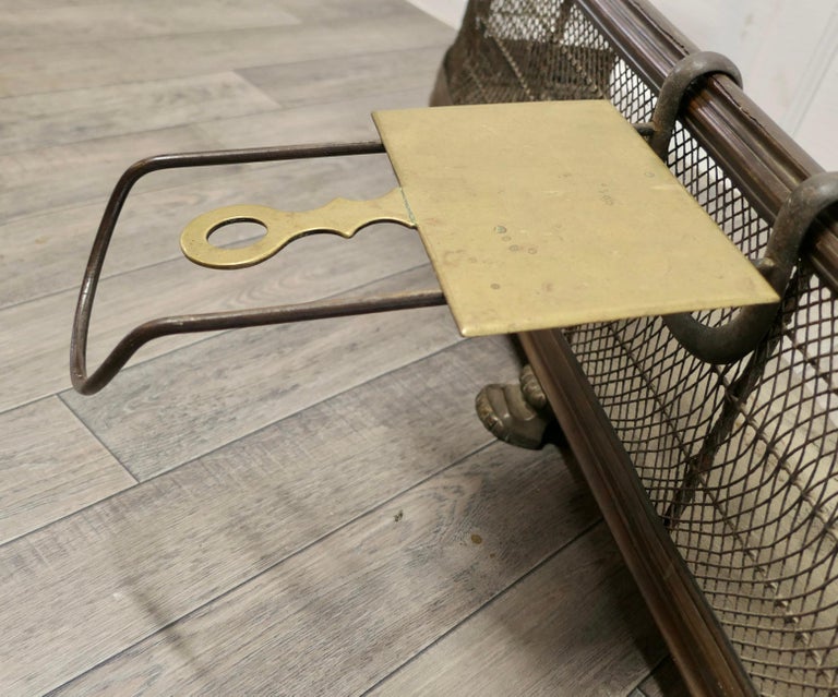 19th Century, French, Brass and Iron Adjustable Trivet For Sale at 1stDibs