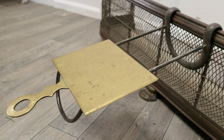 19th Century, French, Brass and Iron Adjustable Trivet For Sale at 1stDibs