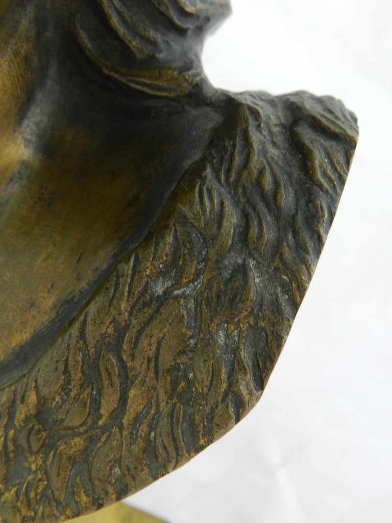 19th Century French Bronze Bust Statue For Sale at 1stDibs | bronze ...