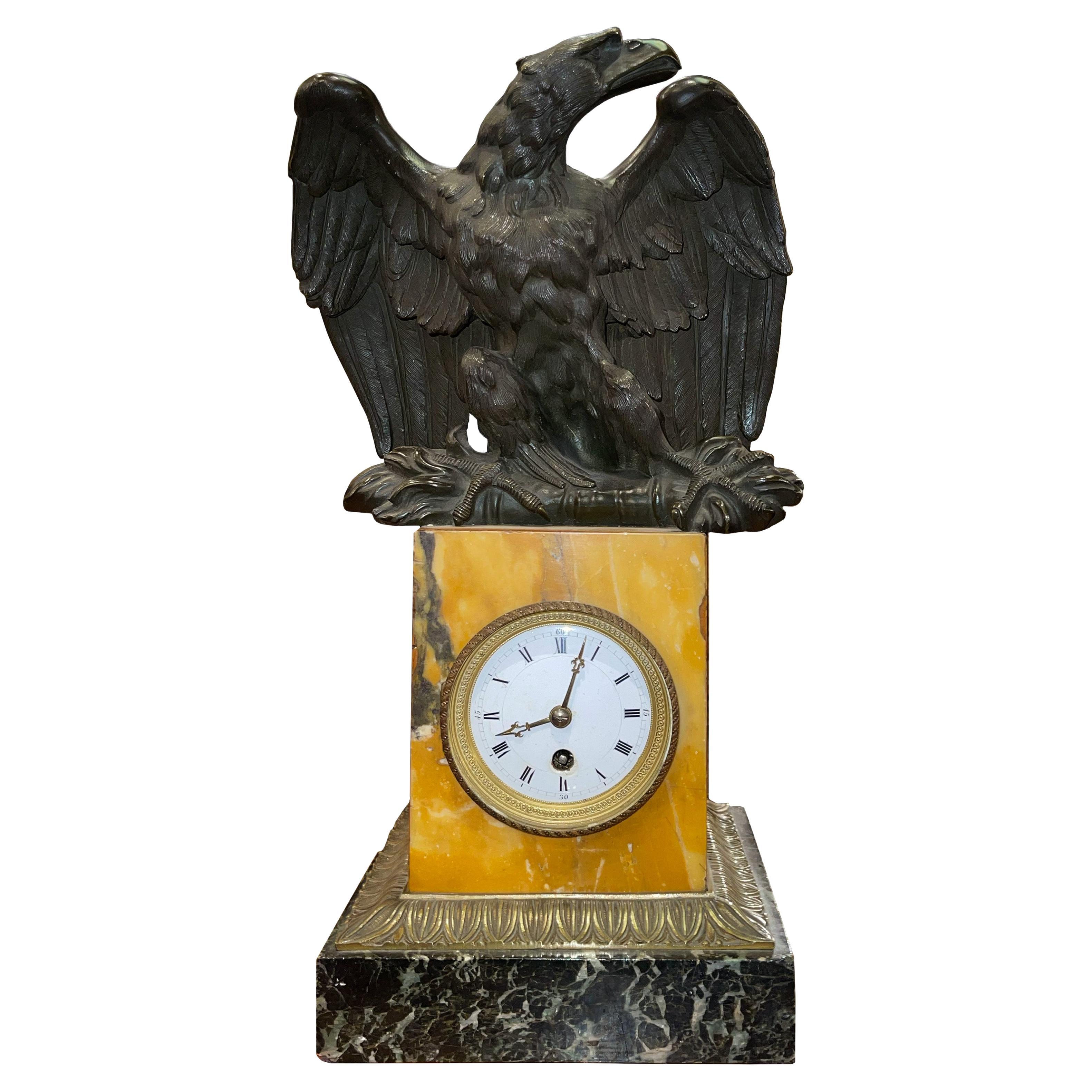 19th Century French Bronze Dore Mantel Clock at 1stDibs | dore bronze