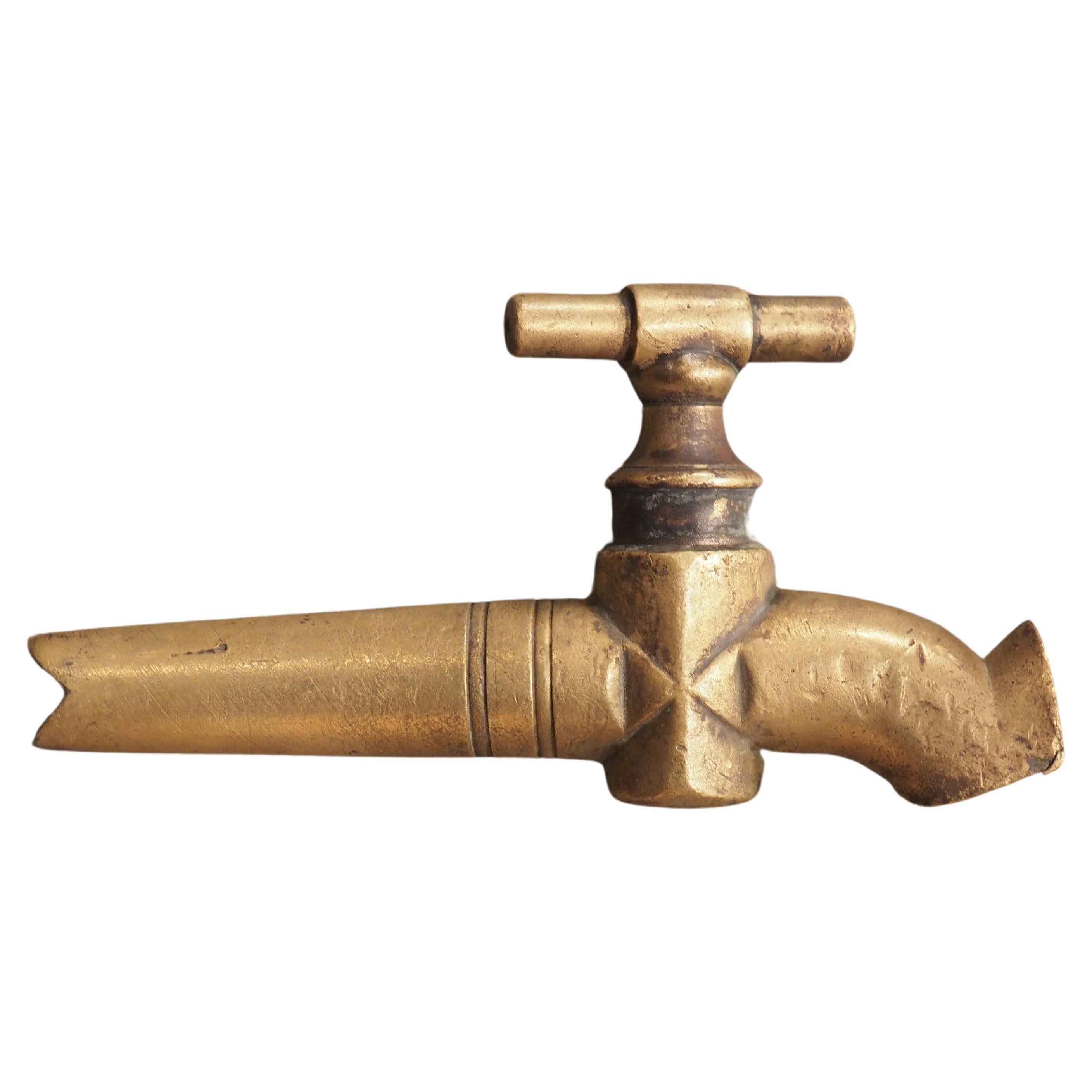 19th Century French Bronze Fountain or Barrel Spout For Sale at 1stDibs