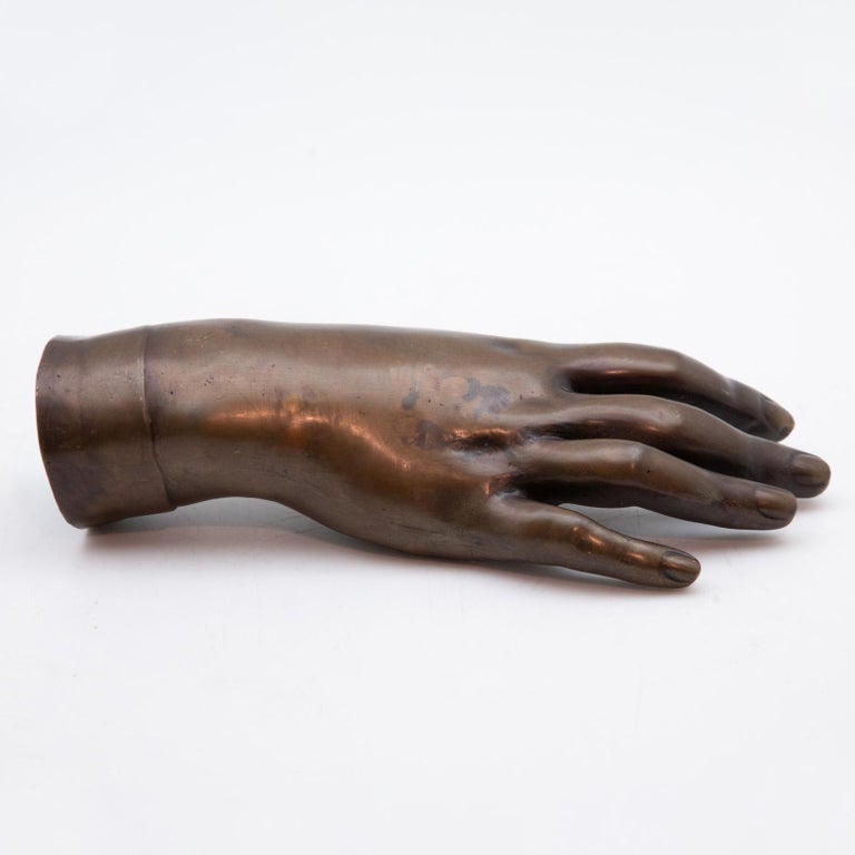 19th Century French Bronze Hand at 1stDibs