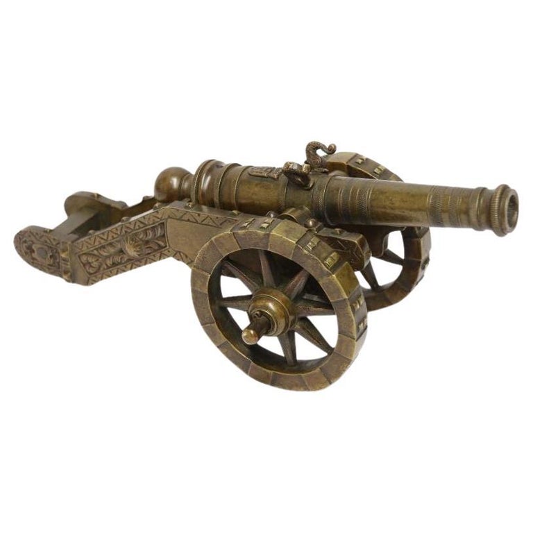 19th Century, French, Bronze Model Medieval Style Canon, circa 1890 For ...