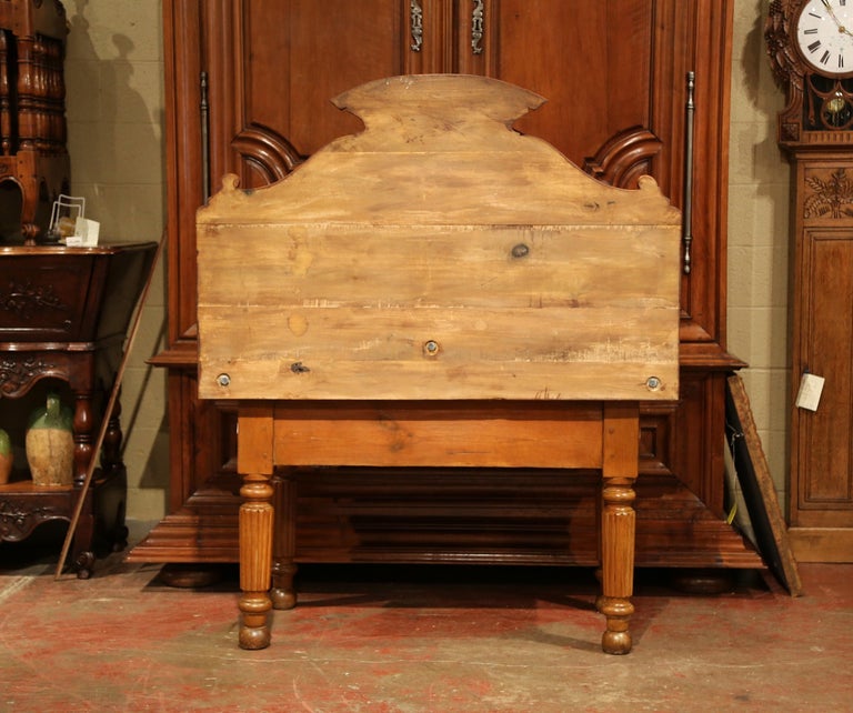 19th Century French Butcher Block with Antique Meat Cleavers Knives at ...