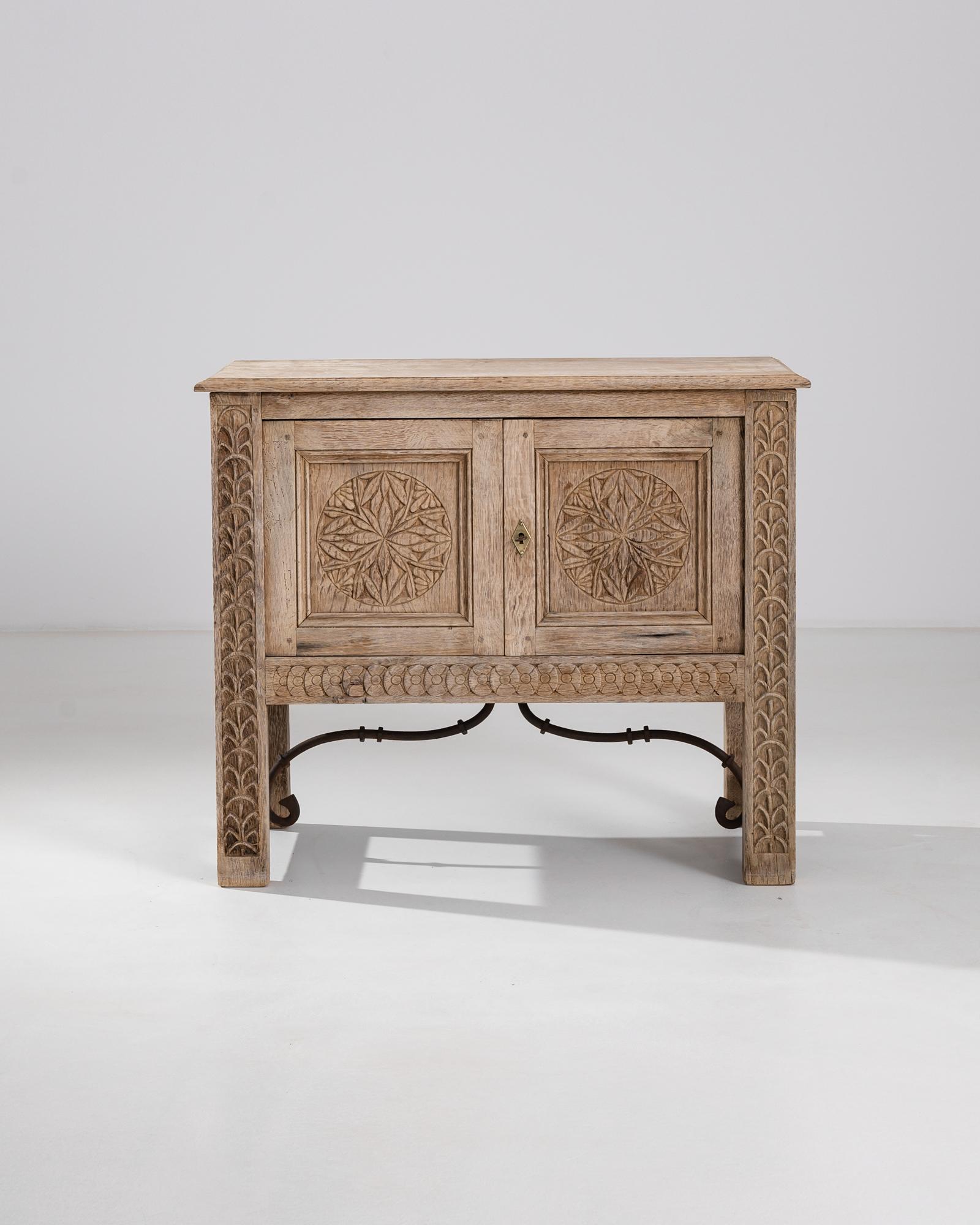 19th Century, French Carved Oak Buffet at 1stDibs