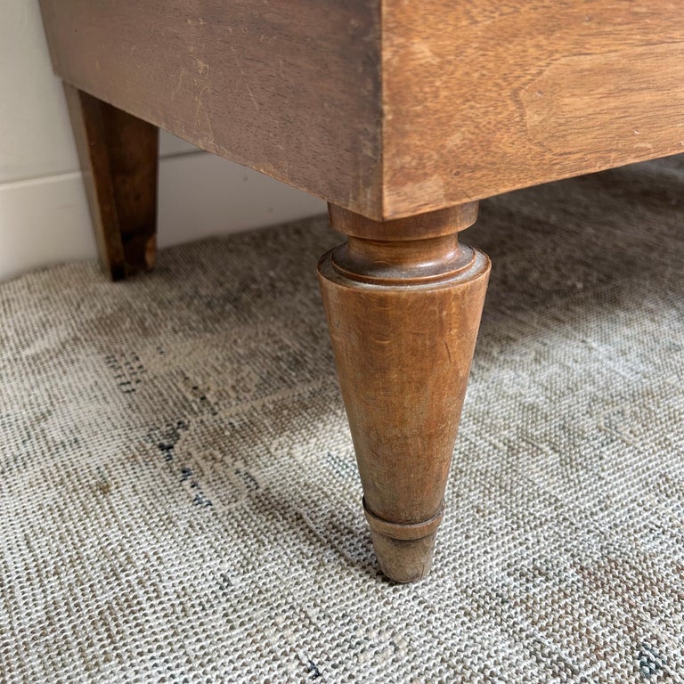 19th Century French Carved Walnut Roses Buffet with Marble Top For Sale ...