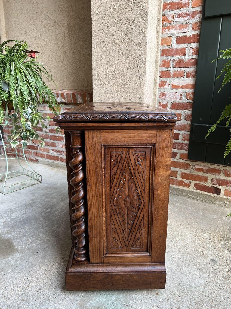 19th Century French Carved Wine Cellarette Cabinet Black Forest Chest ...