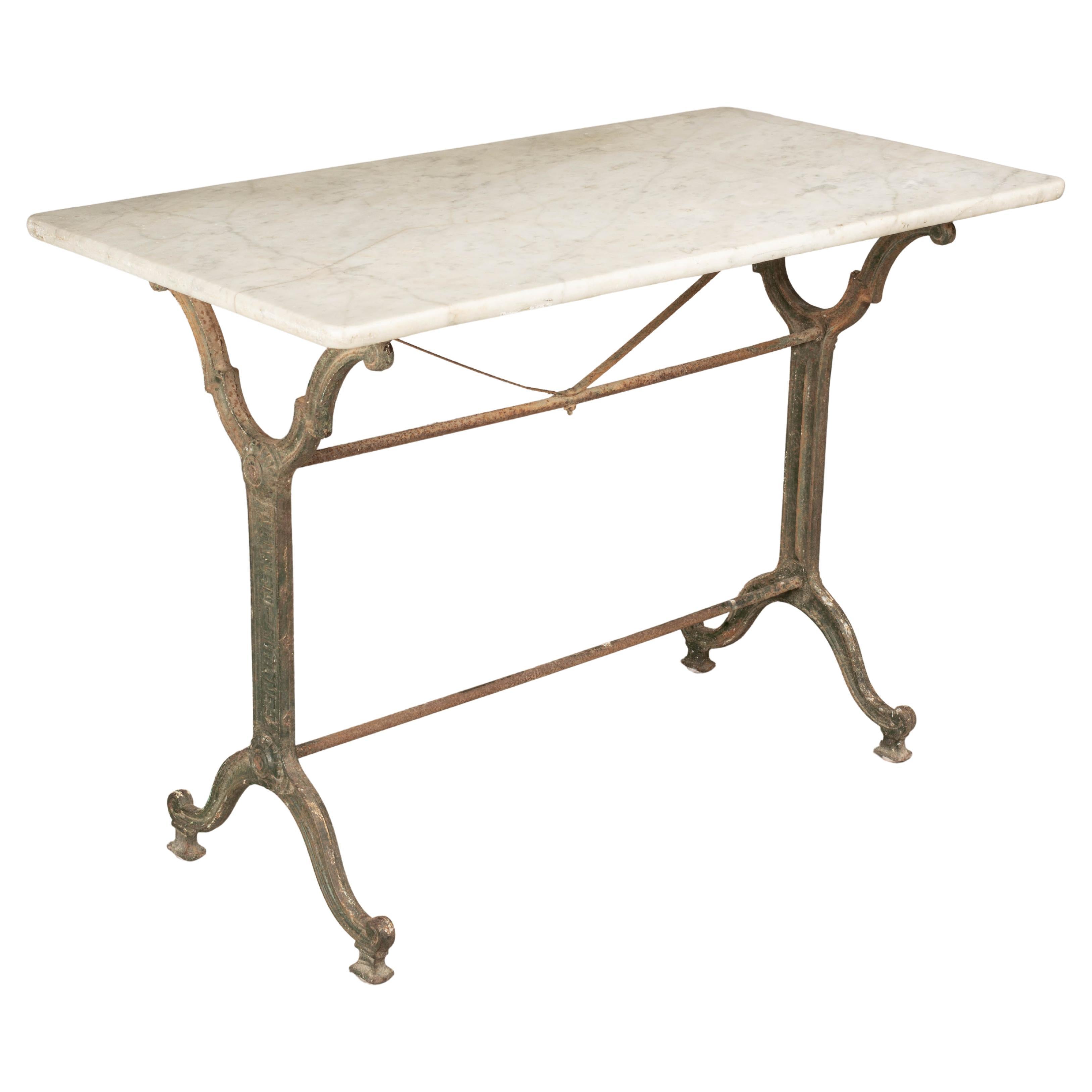 Victorian 19th century cast iron garden table For Sale at 1stDibs