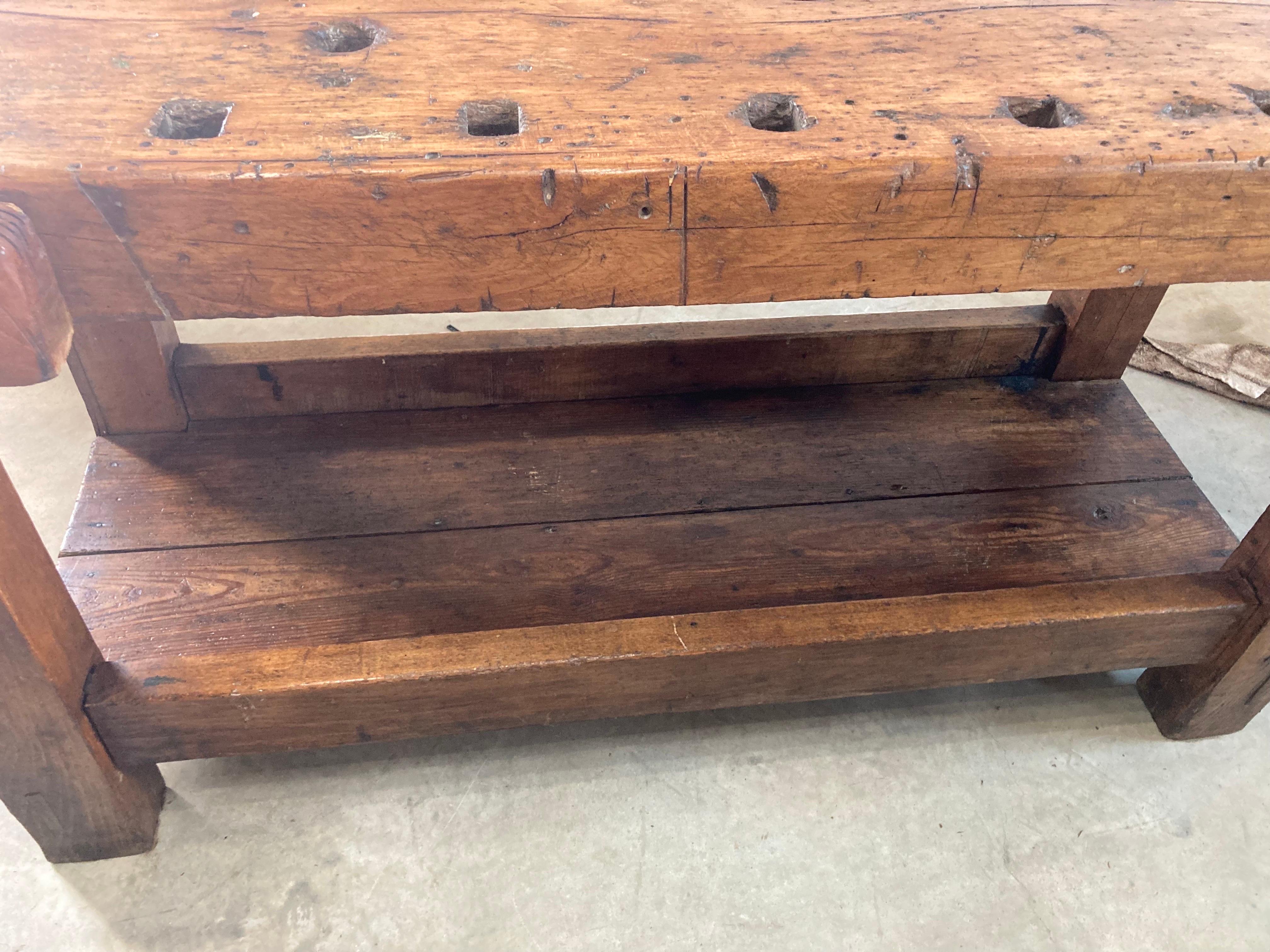 19th Century, French, Cherry Workbench at 1stDibs