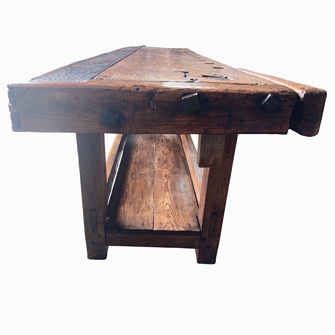 19th Century, French, Cherry Workbench at 1stDibs