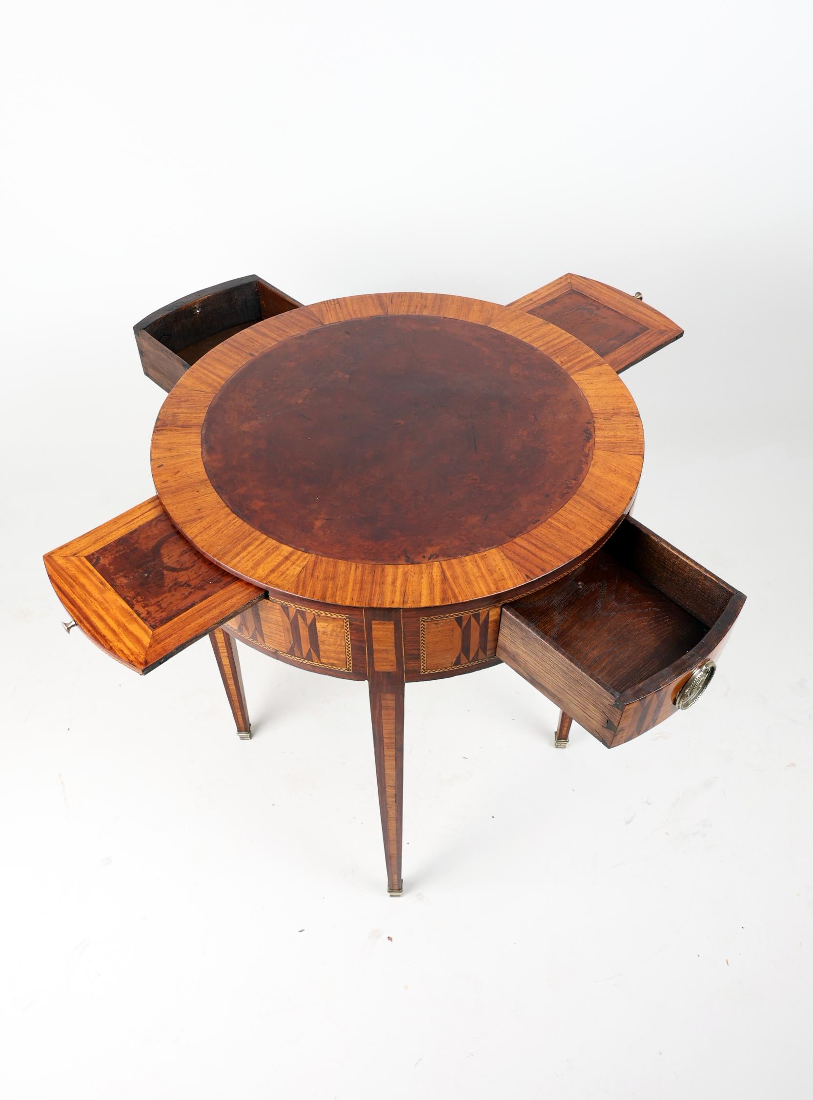 19th Century French Chess and Card Table with spectacular marquetry For ...