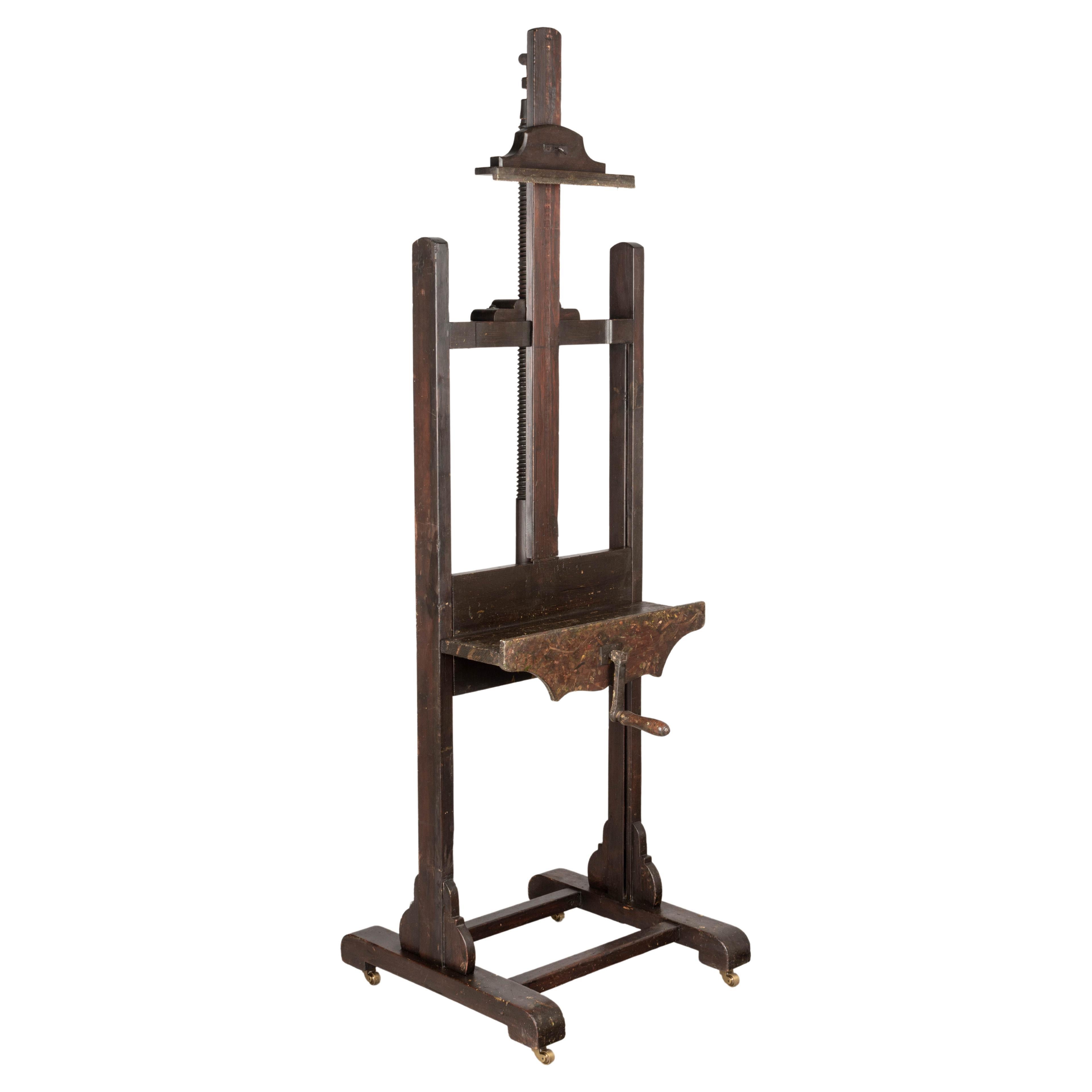 19th Century Oversized Ornate Brass Easel at 1stDibs