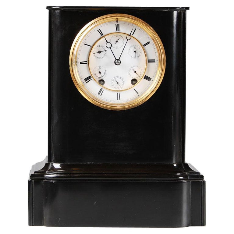 19th Century French Clock with Date, Moon, Second... Six Complications ...