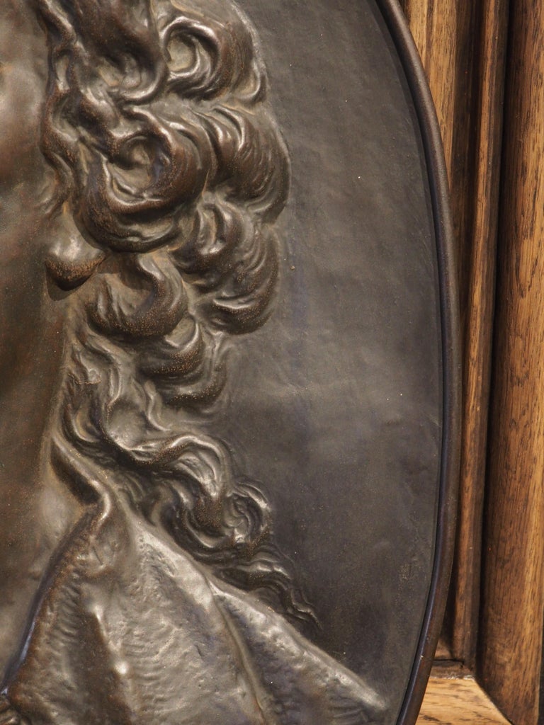 19th Century French Copper Bas Relief Plaque of a Young Nobleman For ...