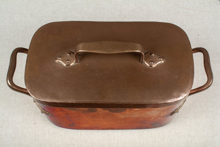 19th Century French Copper Daubiere or Braiser Pot at 1stDibs
