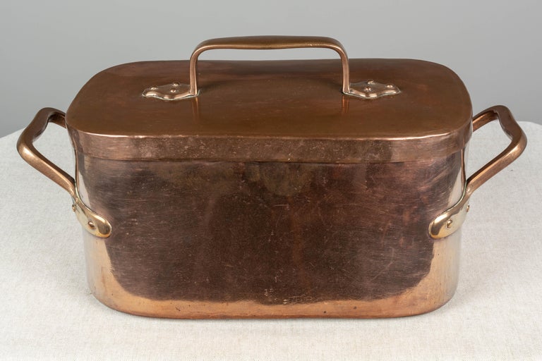 19th Century French Copper Daubiere or Braiser Pot at 1stDibs
