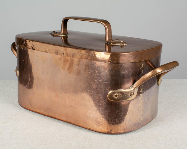 19th Century French Copper Daubiere or Braiser Pot at 1stDibs