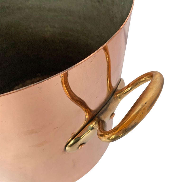 19th Century French Copper Stock Pot at 1stDibs