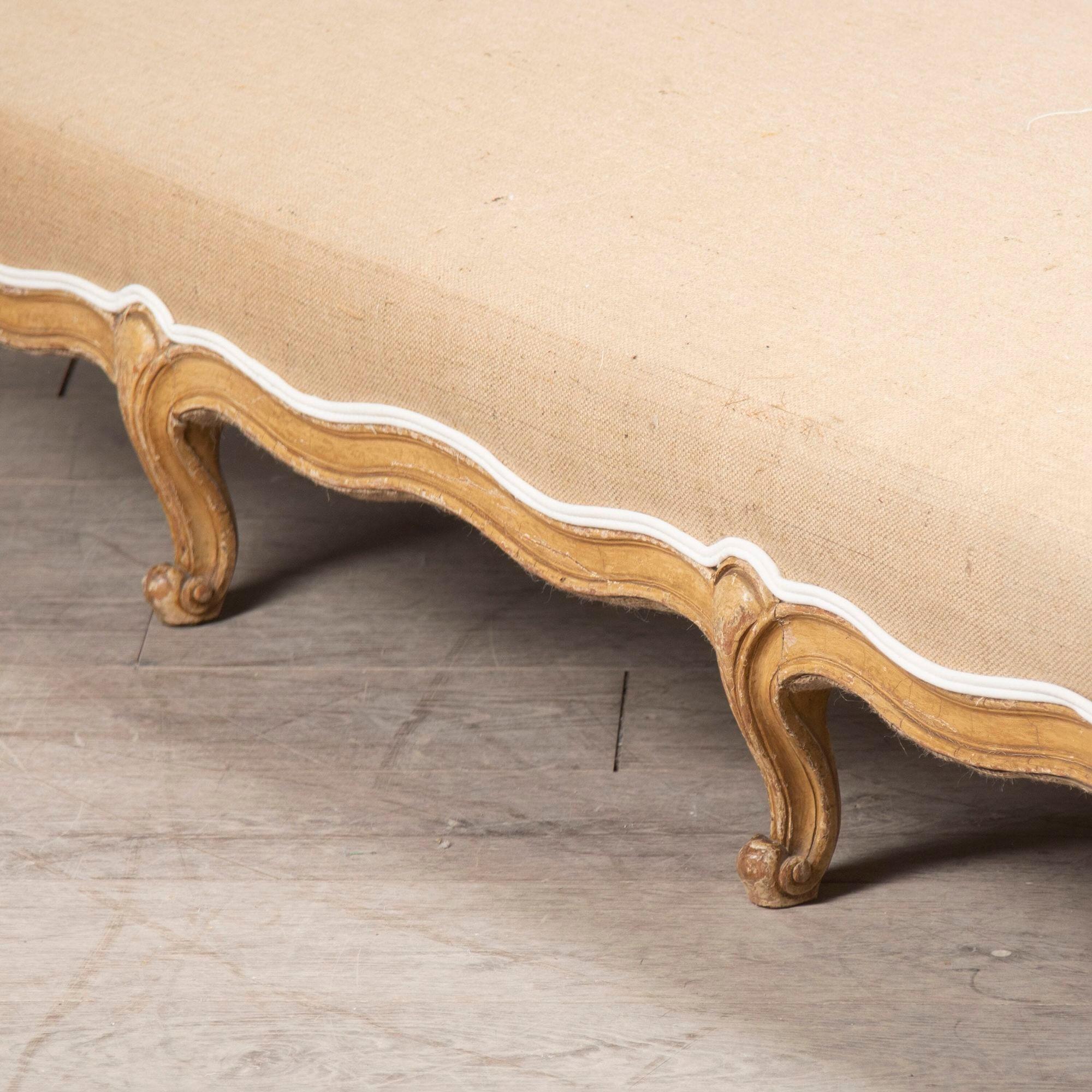 19th Century French Country House Foot Stool For Sale at 1stDibs