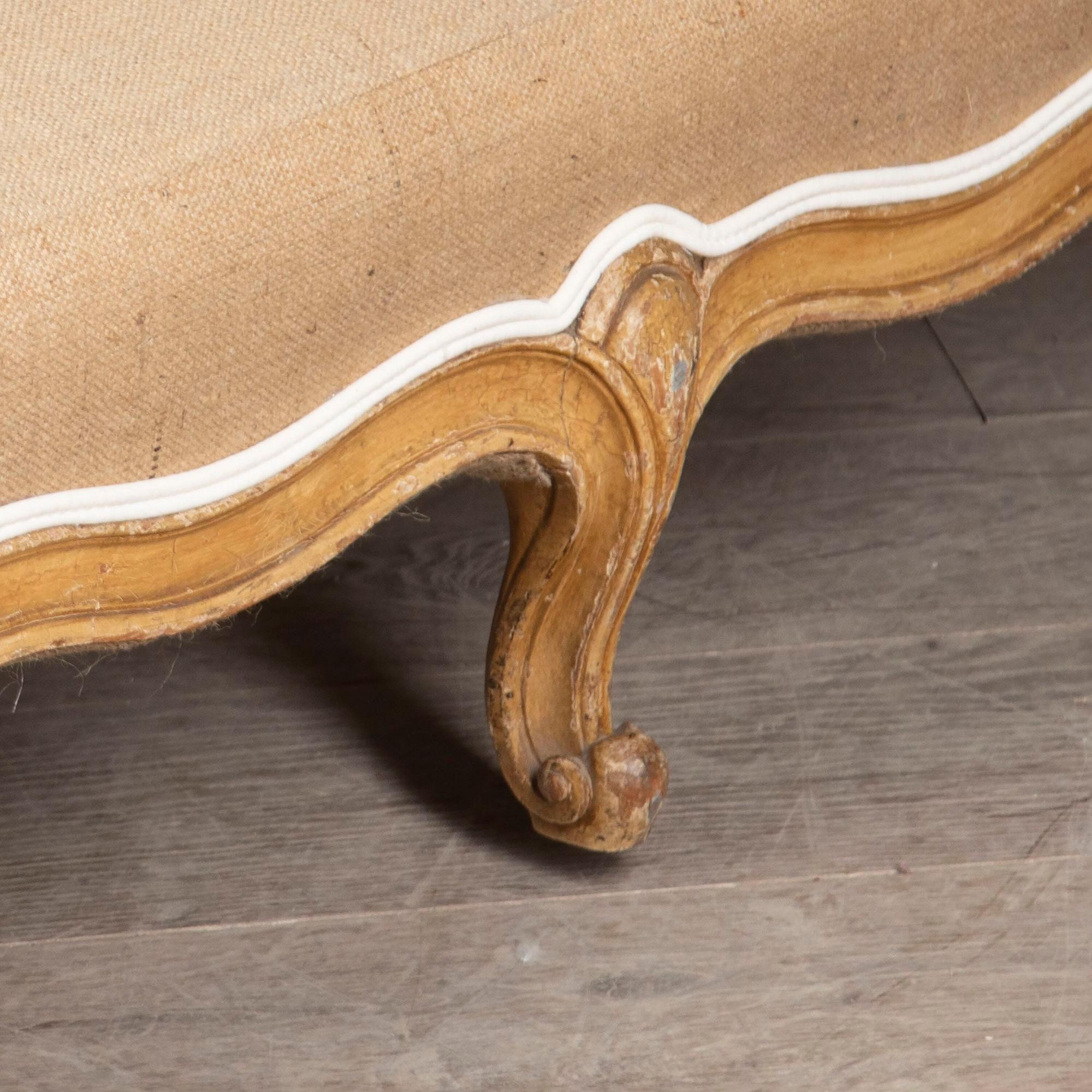 19th Century French Country House Foot Stool For Sale at 1stDibs
