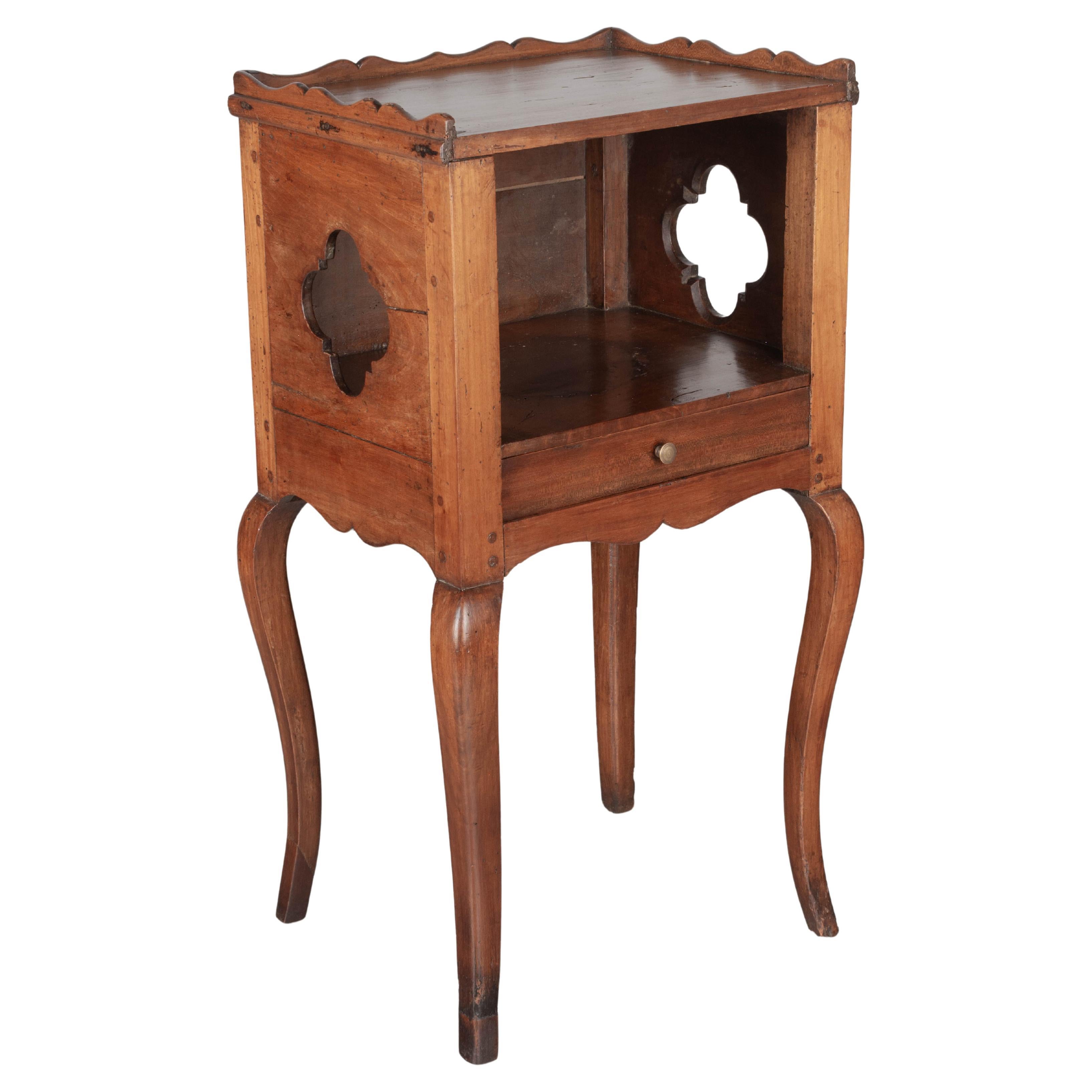 19th Century French Country Side Table or Nightstand For Sale at 1stDibs