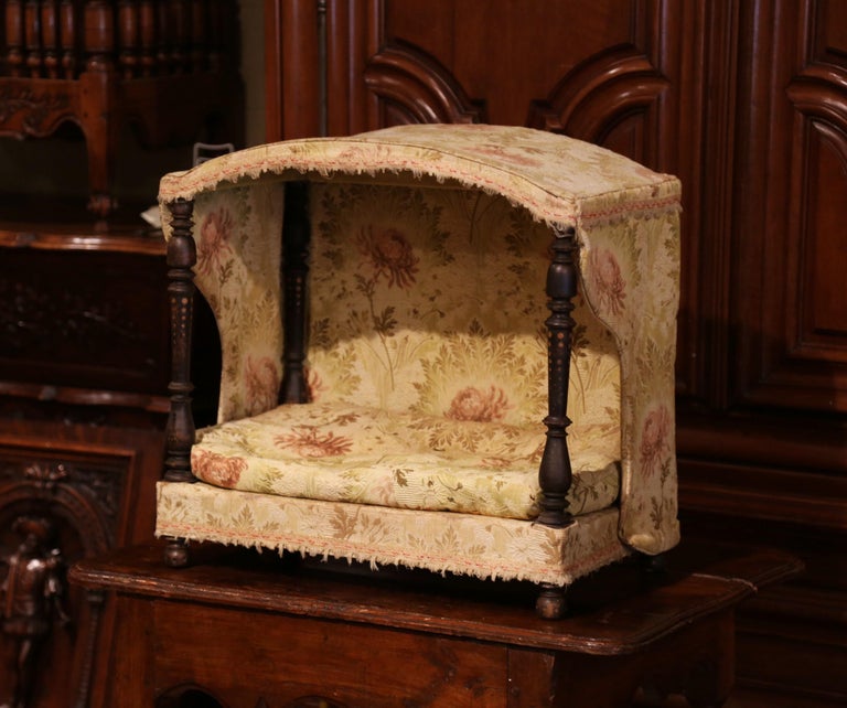 19th Century French Directoire Carved Oak Four-Post Dog House and ...