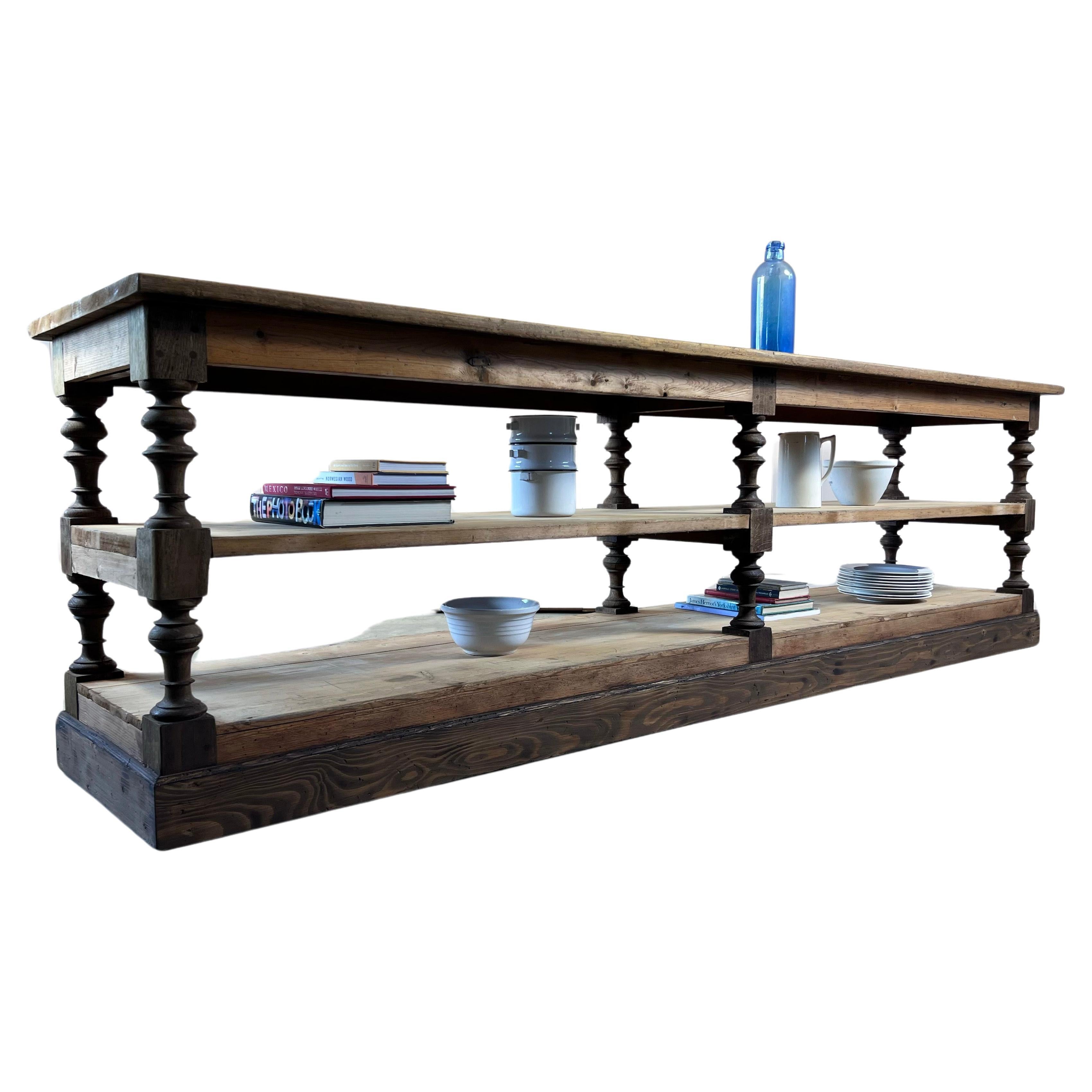 French 19th Century Drapers Table - Table de Drapier For Sale at 1stDibs