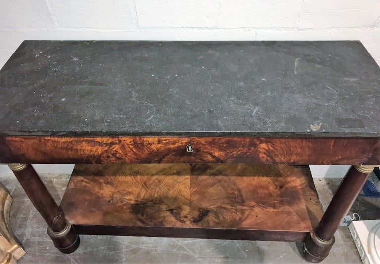 19th Century French Empire Console Table at 1stDibs
