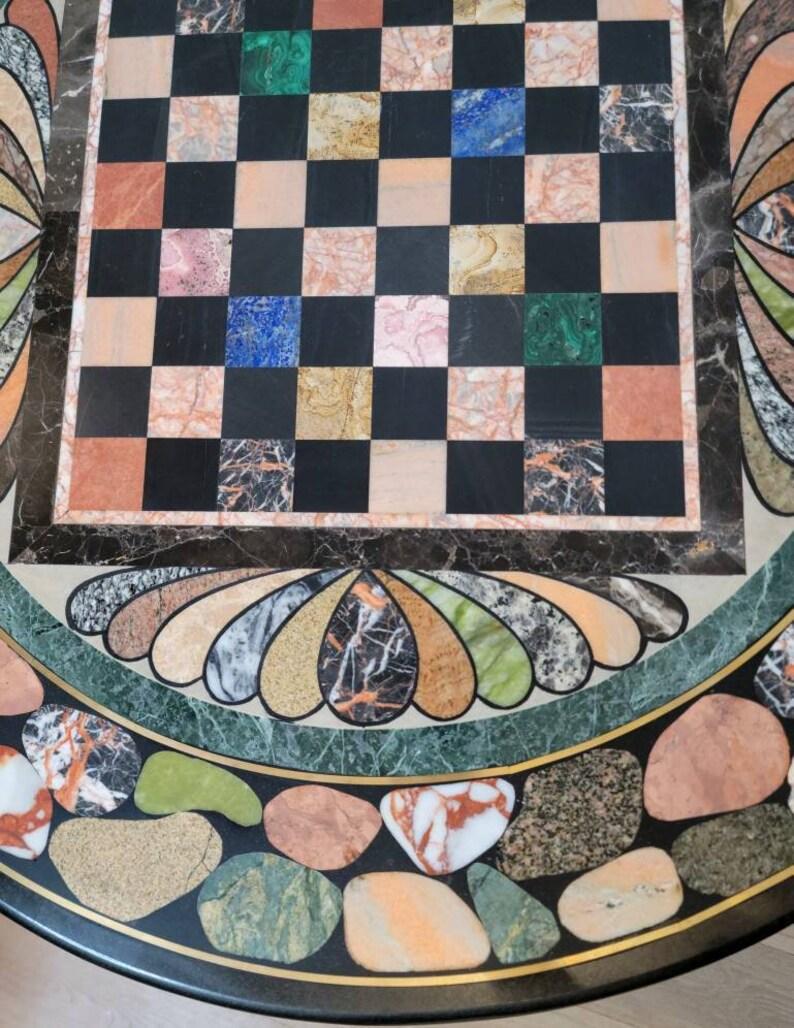 19th Century French Empire Grand Tour Specimen Games Table at 1stDibs