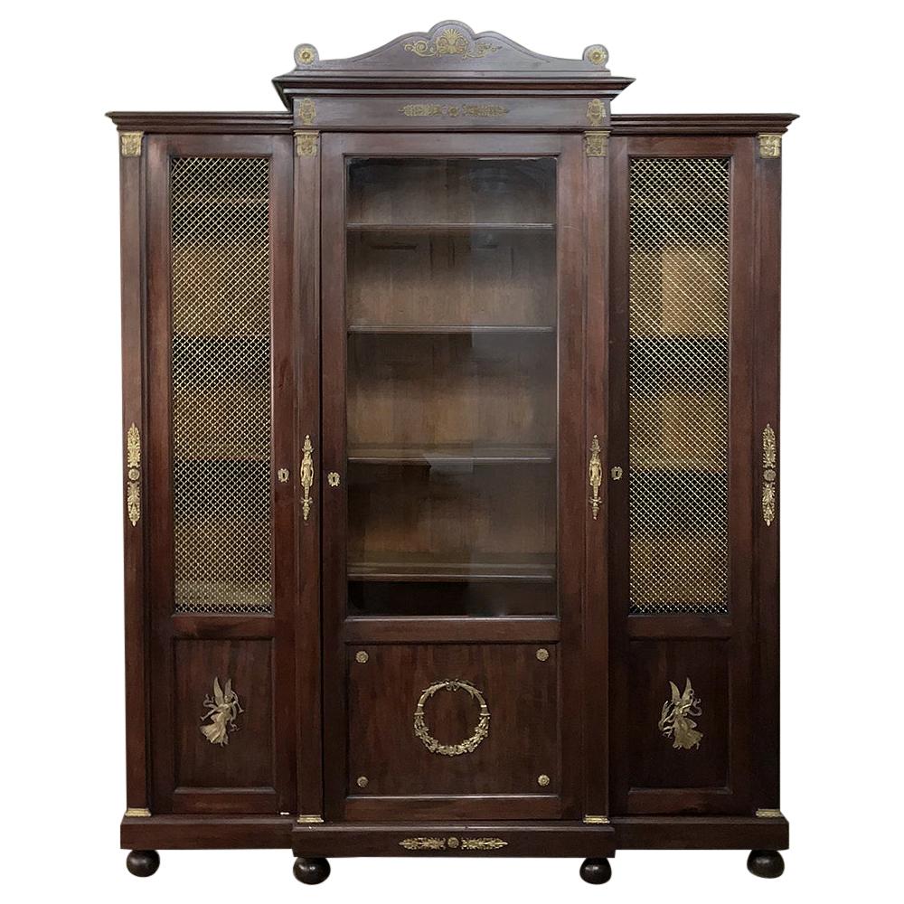 19th Century French Bamboo Bookcase at 1stDibs