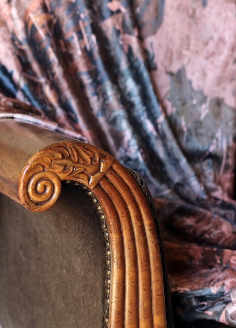 19th Century French Empire Style Double Ended Mahogany Sofa For Sale at ...