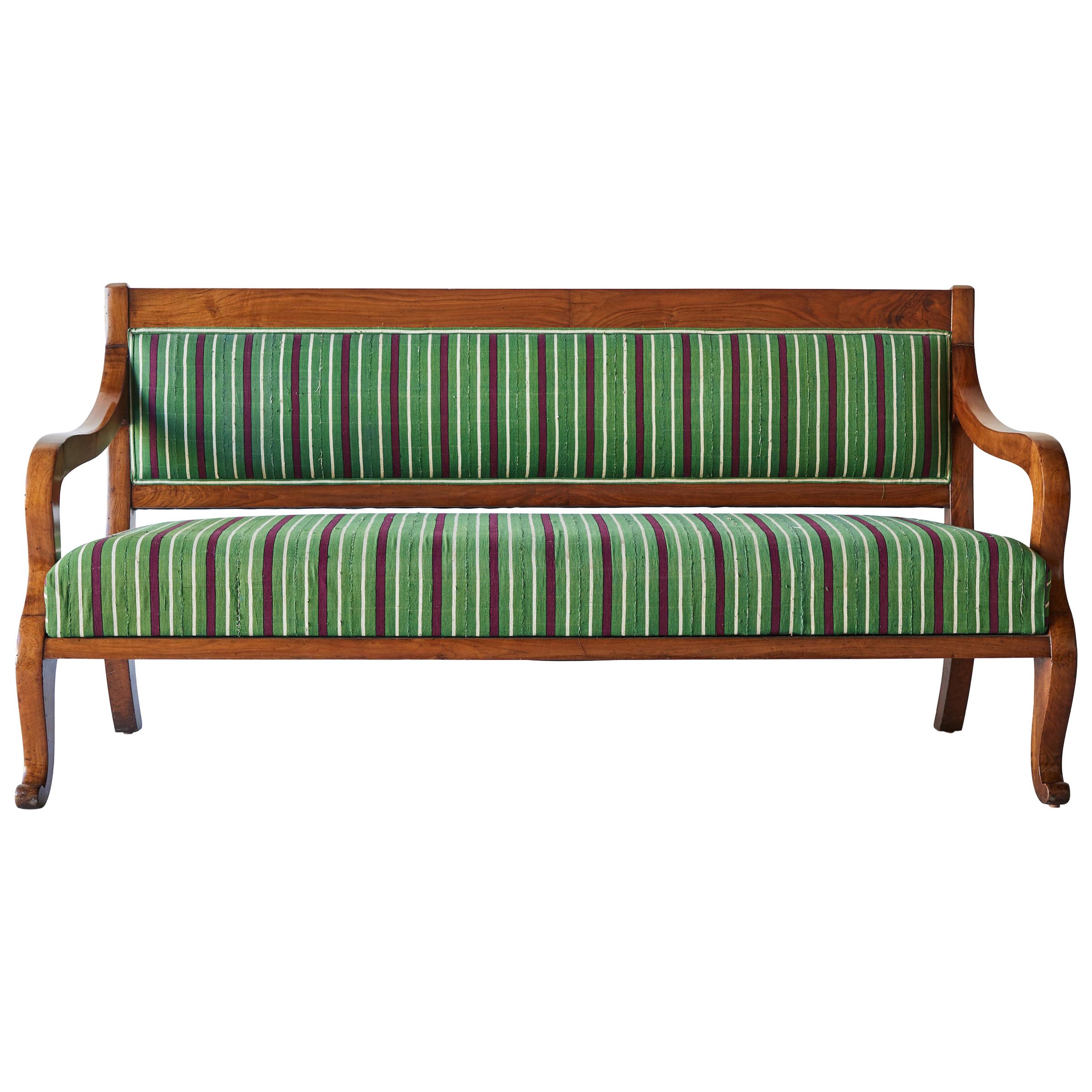 19th Century French Empire Style Upholstered Bench at 1stDibs