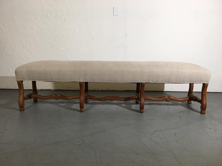 19th Century Louis XIV Style Extra Long Bench For Sale at 1stDibs