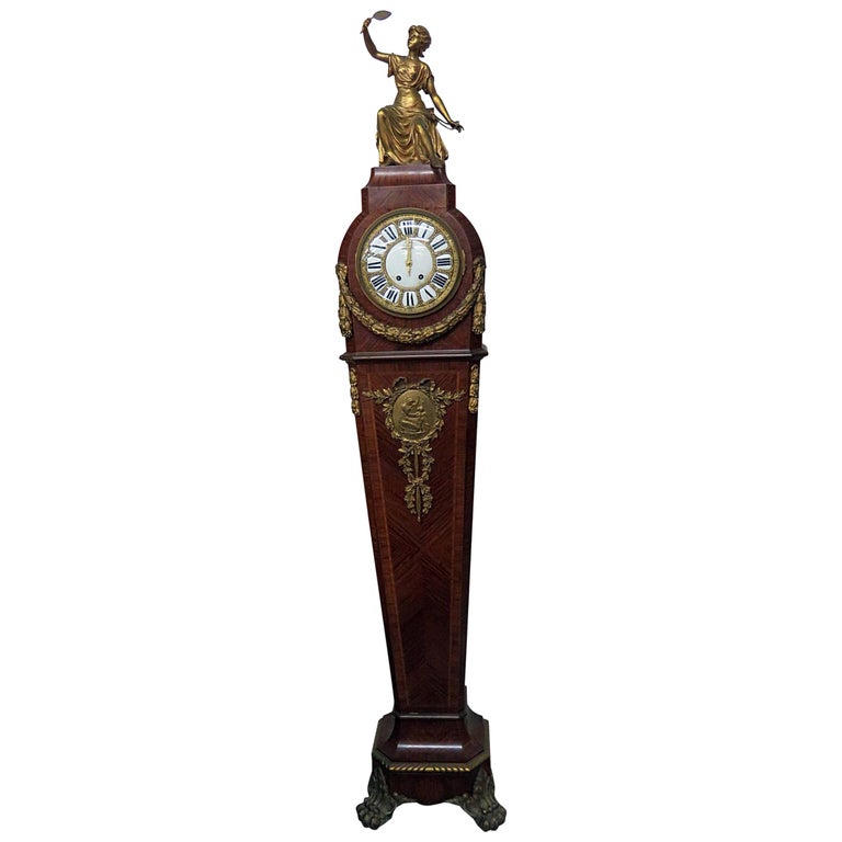 19th Century French Figural Clock in the Manner of Paul Sormani at 1stDibs