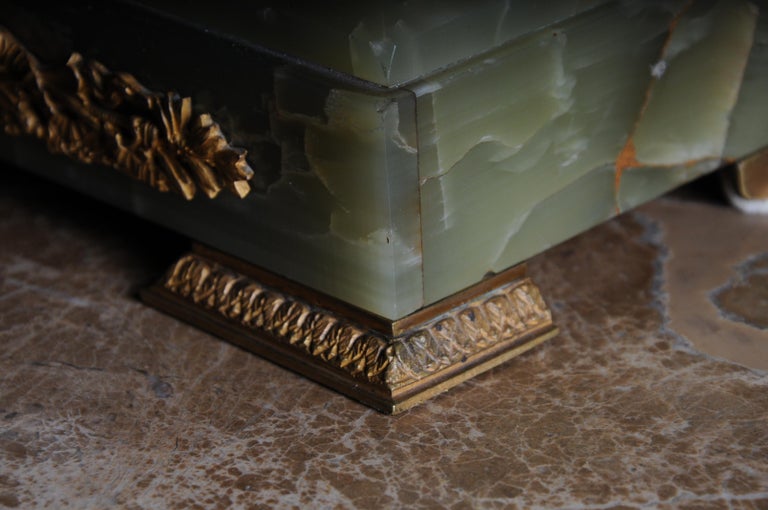 19th Century French Fireplace Clock Onyx 1889 L.Marti et Cie Napoleon ...