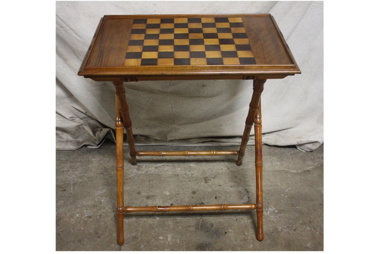 19th Century French Game Table or Tray Table For Sale at 1stDibs
