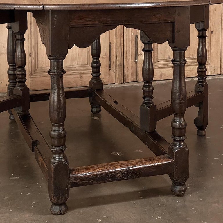 19th Century French Gate Leg Drop Leaf Dining Table ~ Sofa Table For ...