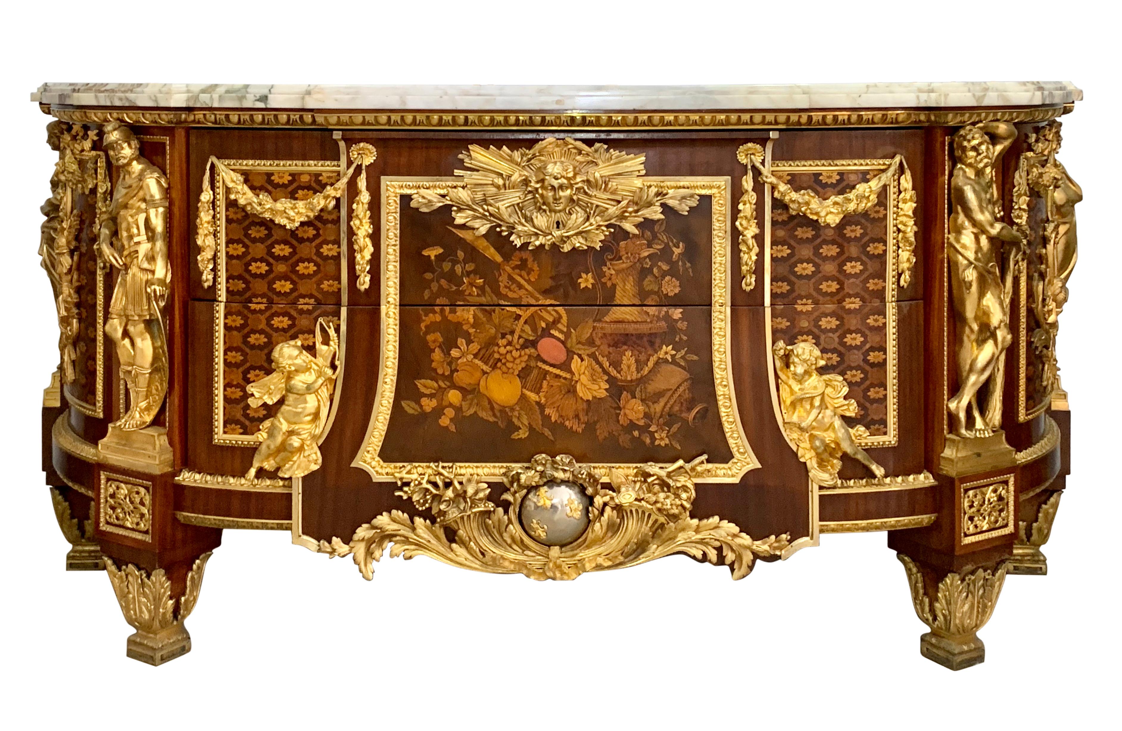 Gilt Bronze-Mounted Lacquered Commode, circa 19th Century, France For ...