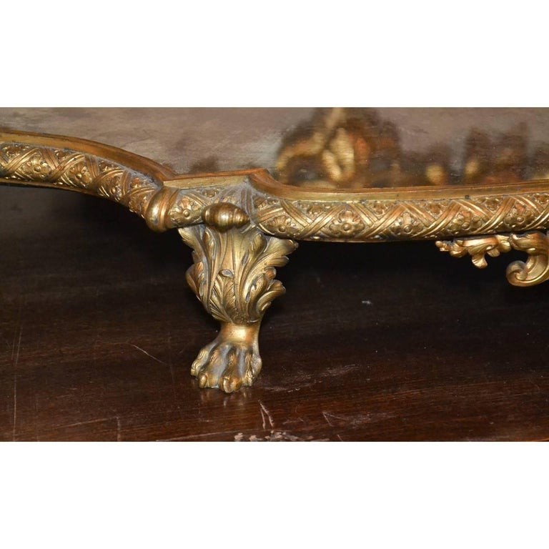 19th Century French Gilt Bronze Plateau at 1stDibs