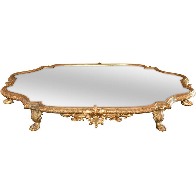 19th Century French Gilt Bronze Plateau at 1stDibs