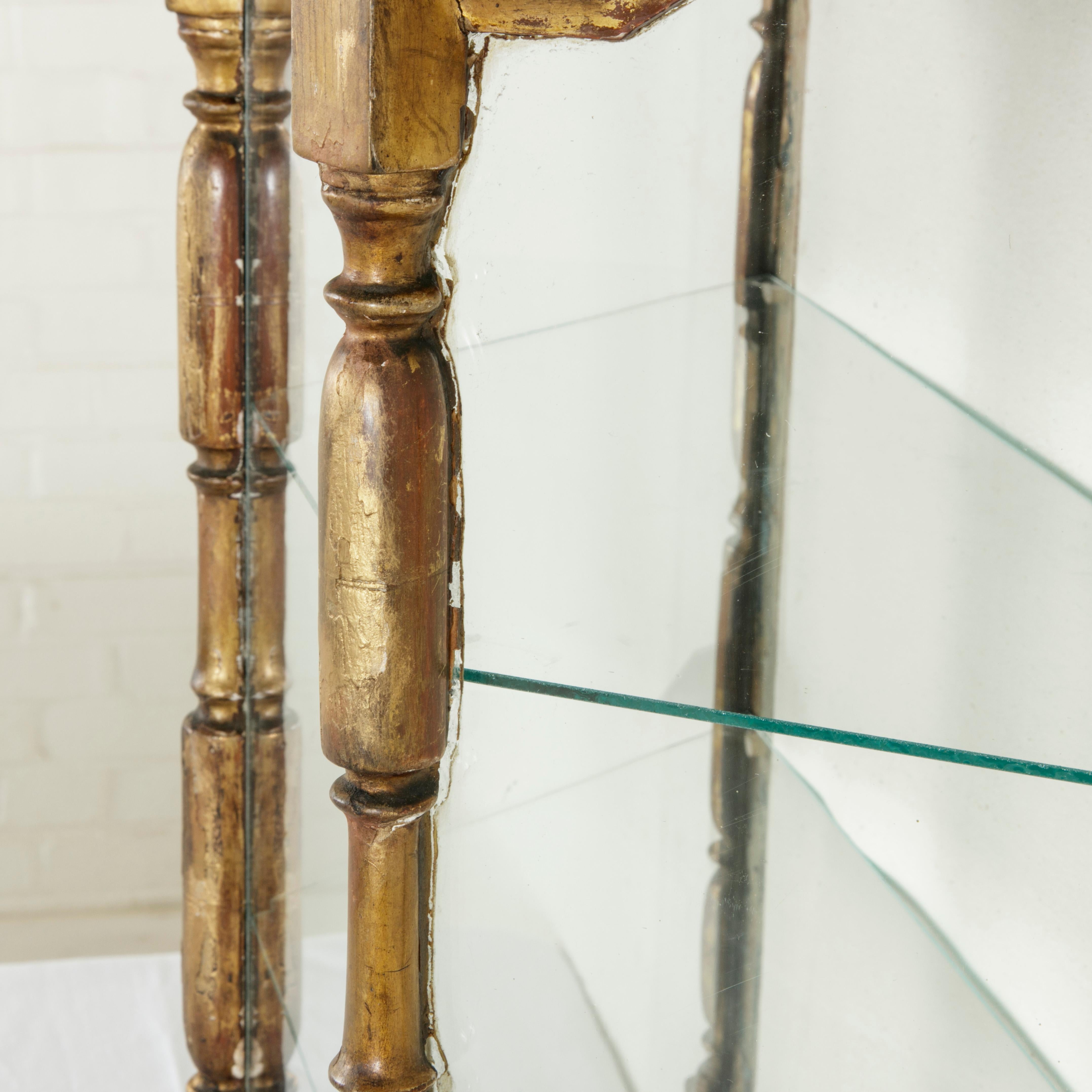 19th Century French Giltwood Tabletop Vitrine, Niche or Display Case at ...