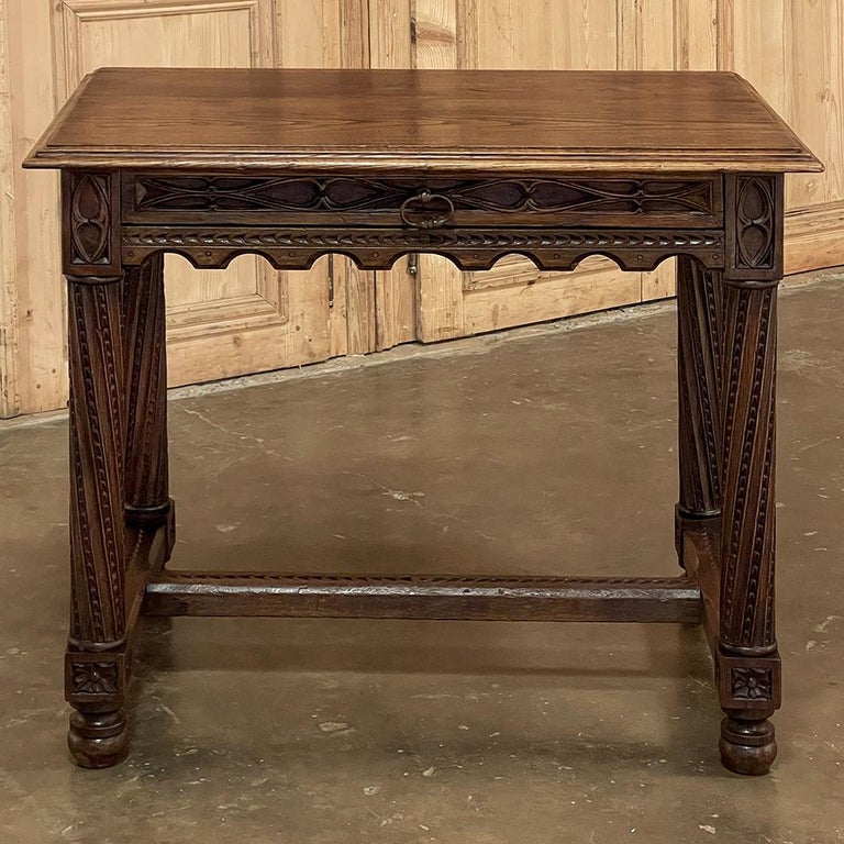 19th Century French Gothic End Table For Sale at 1stDibs