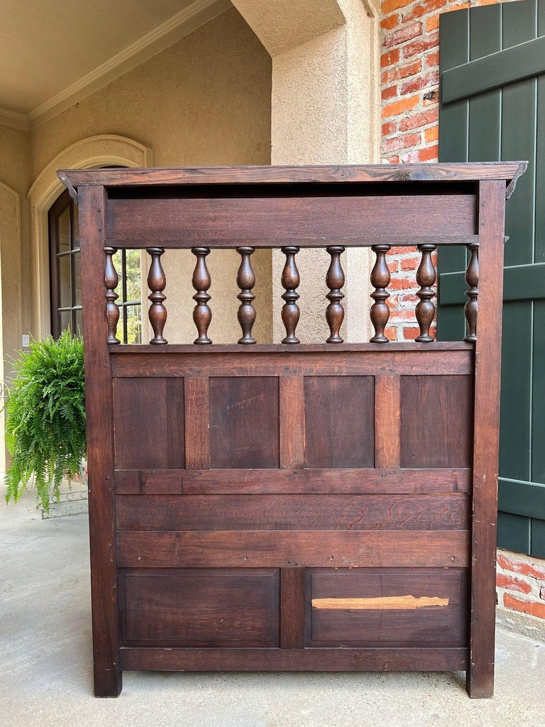 19th Century French Hall Bench Settle Renaissance Carved Oak Cherub ...