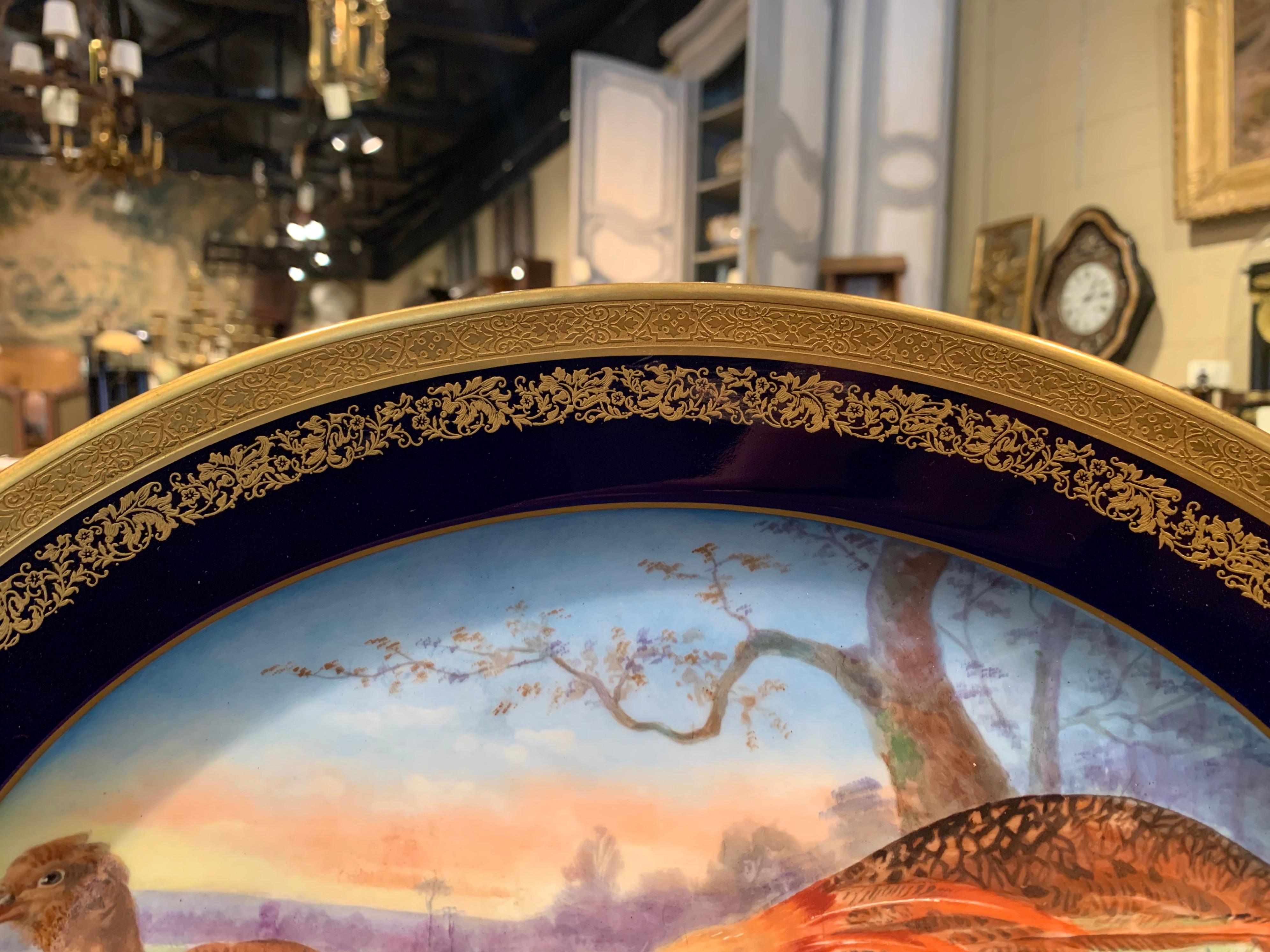 19th Century French Hand Painted and Gilt Porcelain Old Paris Limoges ...