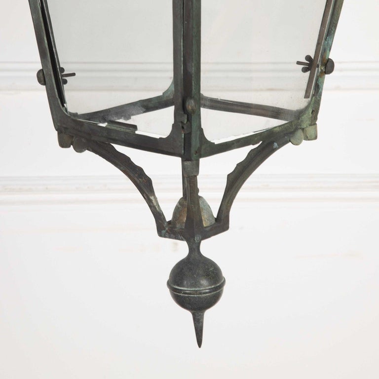 19th Century French Hanging Lantern For Sale at 1stDibs